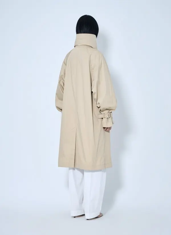 TOTEME Oversized Cotton Trench Coat - Cream