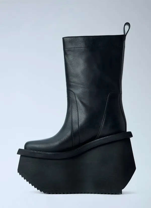 Rick Owens Factory Leather Boots