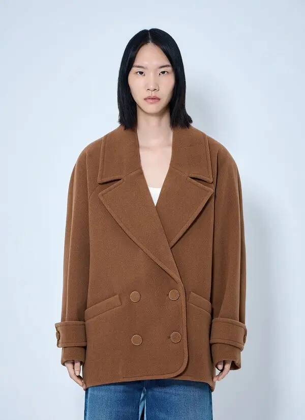 Chloé Double-breasted Short Coat - Multicolor