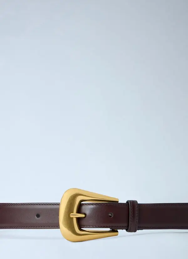 Saint Laurent Folk Buckle Belt
