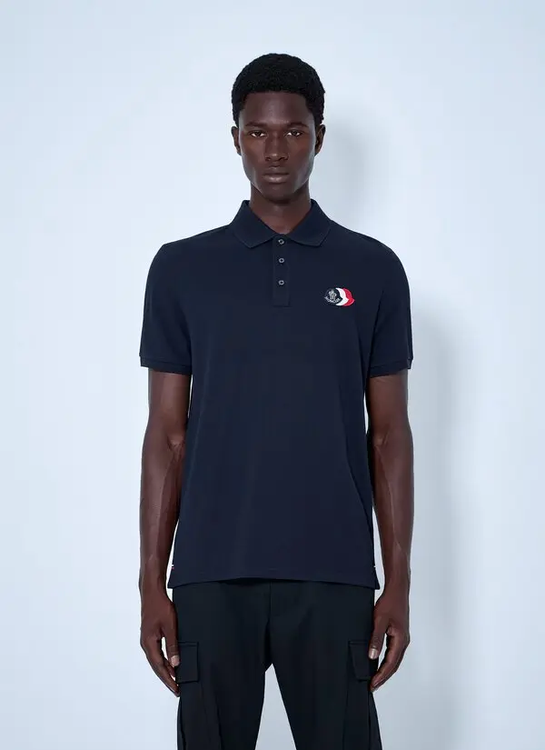 Moncler Polo Shirt With Embroidered Logo