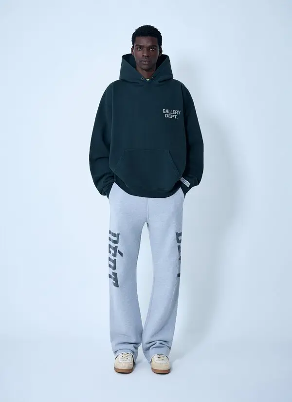 GALLERY DEPT. 90s Hooded Sweatshirt With Logo Motif