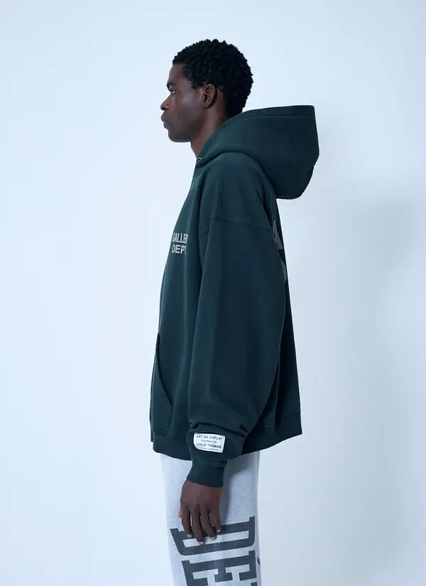 GALLERY DEPT. 90s Hooded Sweatshirt With Logo Motif