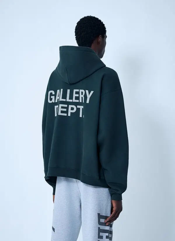 GALLERY DEPT. 90s Hooded Sweatshirt With Logo Motif