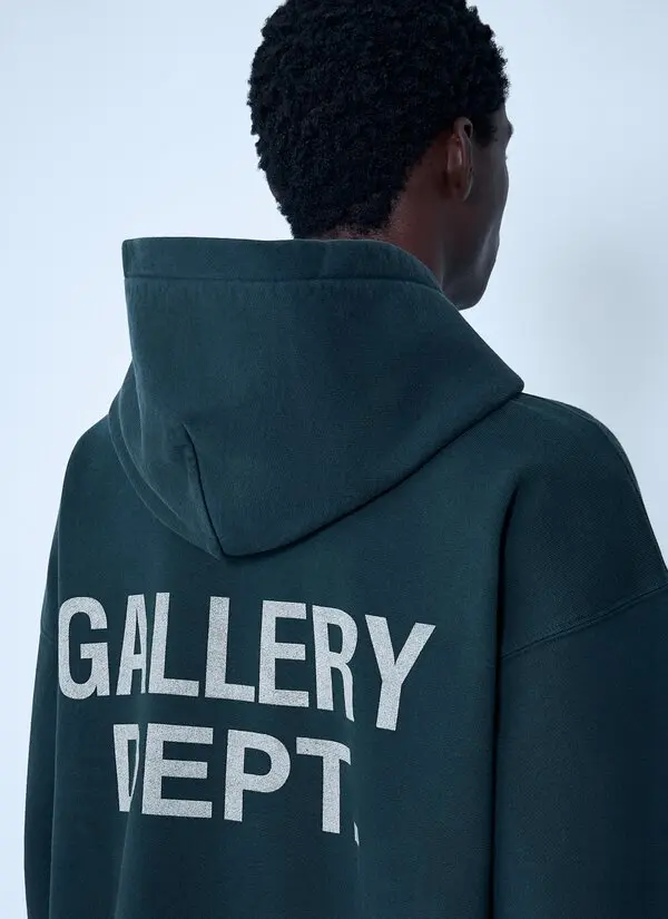 GALLERY DEPT. 90s Hooded Sweatshirt With Logo Motif