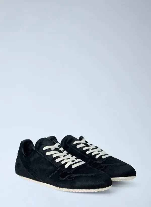 Rick Owens Leather Lace-up Sneakers