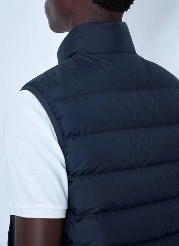 Moncler Contrin Down Gilet - Blue