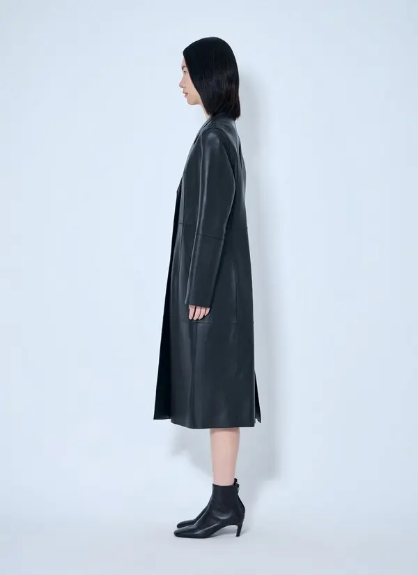 TOTEME Slim Leather Coat