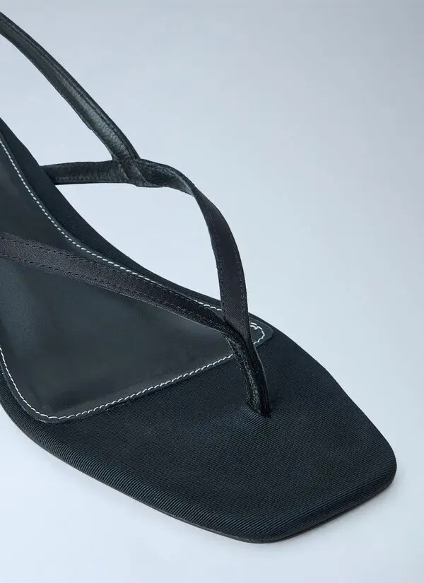 TOTEME Slingback Satin Sandals
