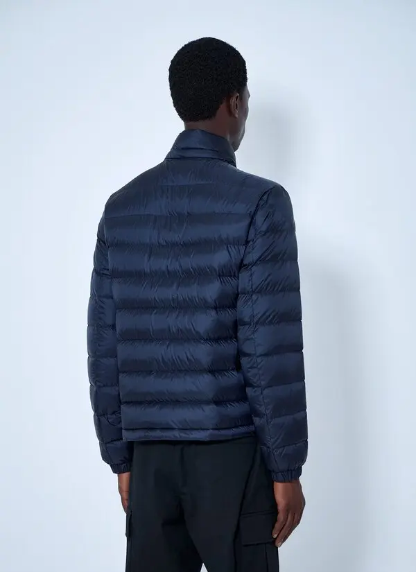 Moncler Verith Hooded Short Down Jacket - Blue