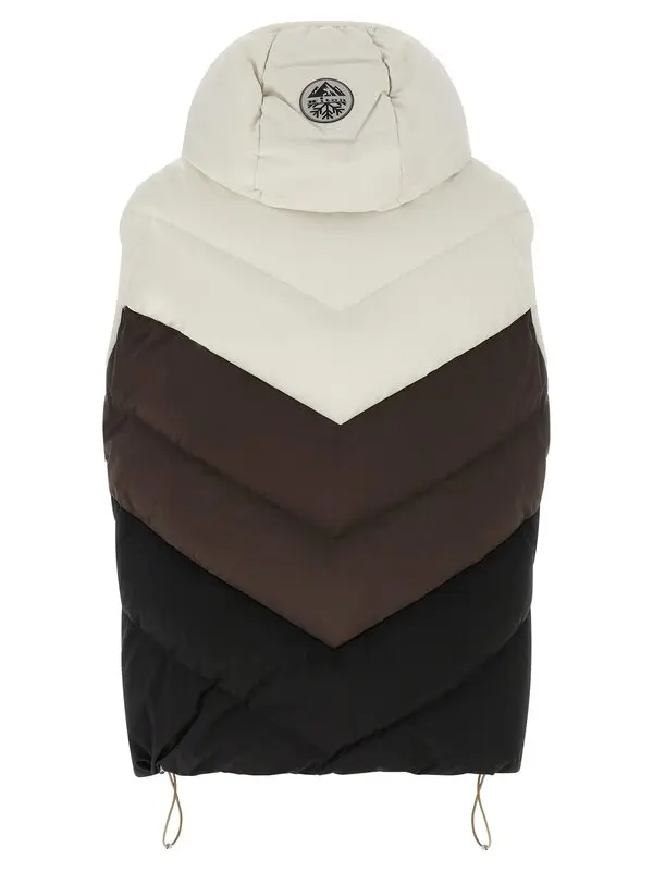 Kiton Chevron Quilted Padded Vest - Multicolor