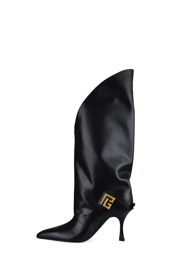 Balmain Twist High Heel Boots
