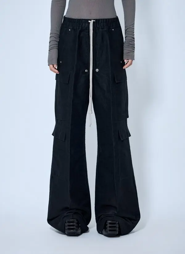 Rick Owens Wide-leg Cargo Pants - Black