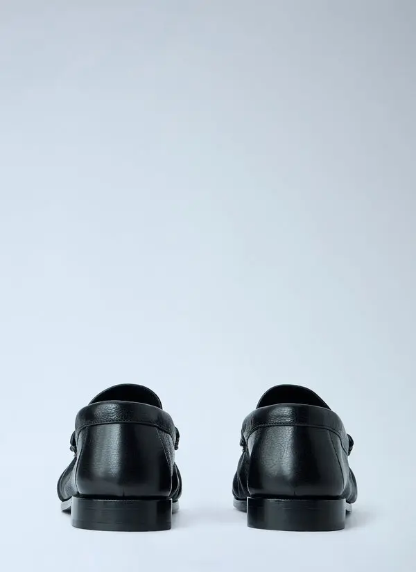 Saint Laurent Le Loafer Supple In Matte Leather - Black