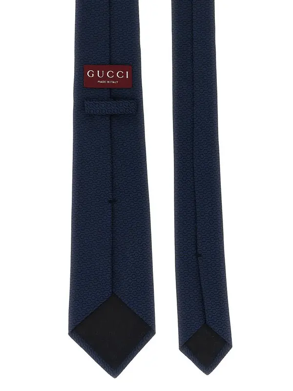 Gucci Jacquard Silk Neck Tie