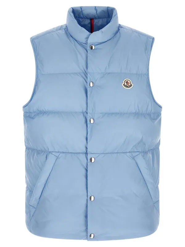 Moncler Tuquerouye' Padded Vest - Blue