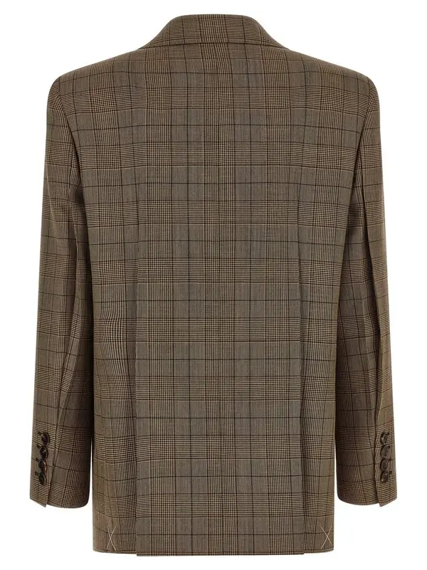 Chloé Check Double-breasted Blazer