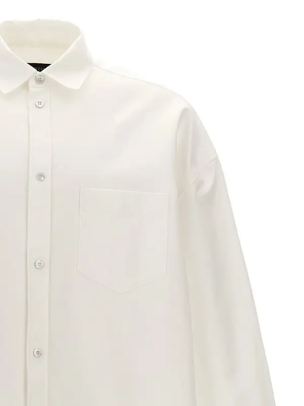 Balenciaga Oversized Cotton Poplin Shirt