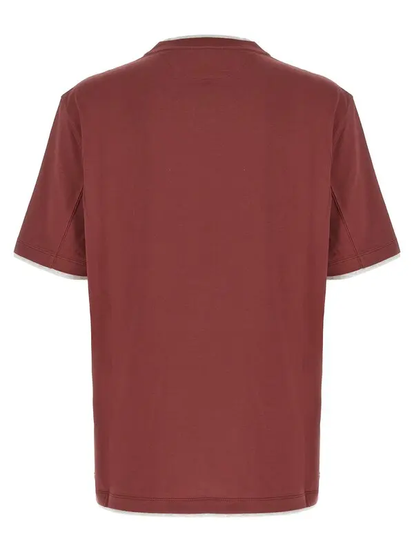 Brunello Cucinelli Double Layer T-shirt