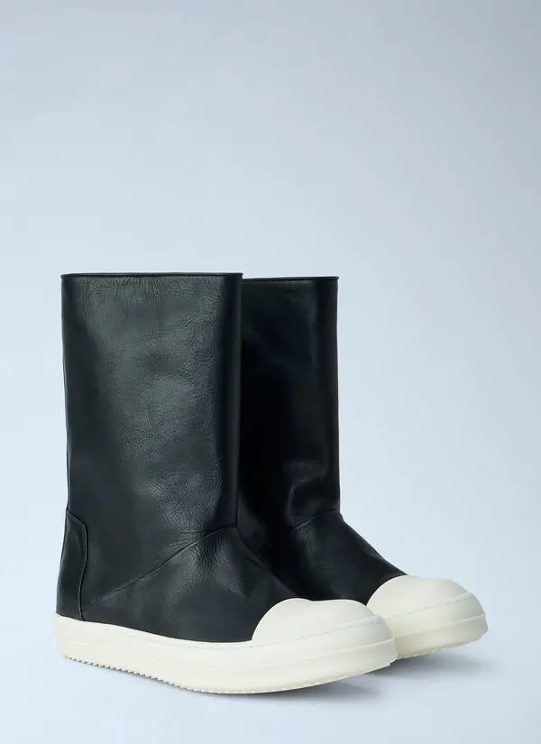 Rick Owens High Leather Boots