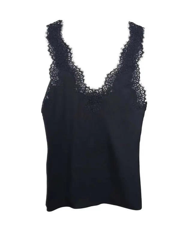 Stella McCartney Lace-trimmed Top - Black