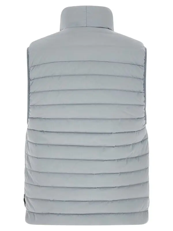 Stone Island Padded Vest With High Neck - Gray