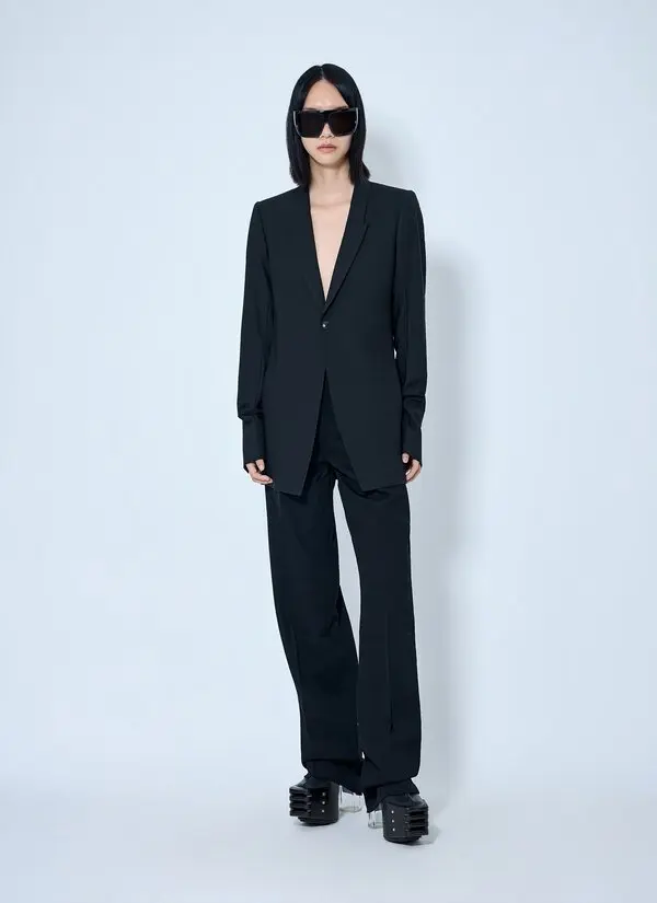 Rick Owens Single-breasted Soft Blazer