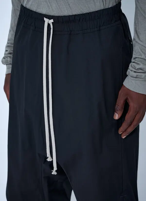 Rick Owens Basket Swingers Heavy Poplin Shorts - Black