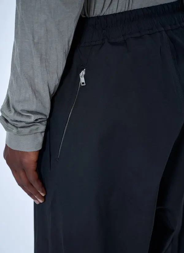 Rick Owens Basket Swingers Heavy Poplin Shorts - Black