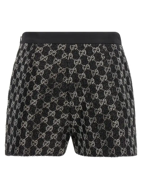 Gucci Gg Lamé Tweed Shorts