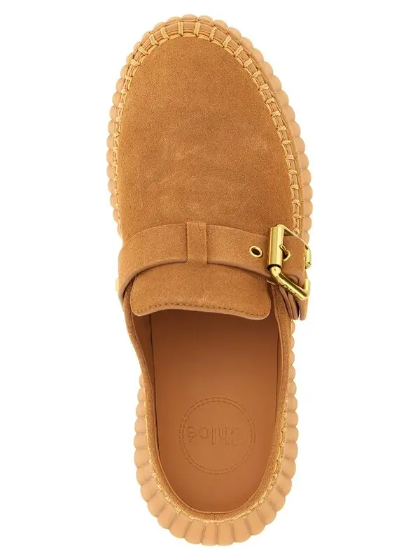 Chloé Nama Sabots - Cream
