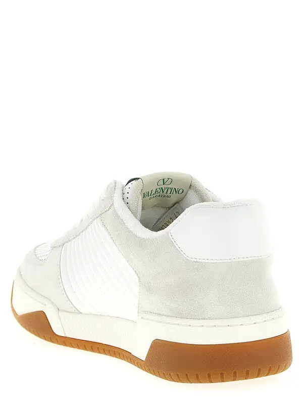 Valentino Garavani Suede And Leather "sparry" Sneakers