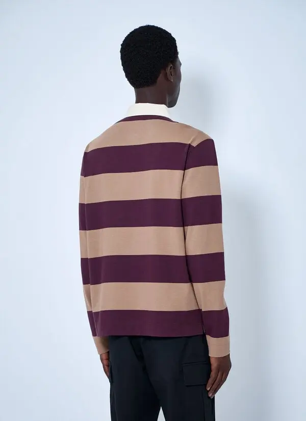 Moncler Striped Rugby Shirt