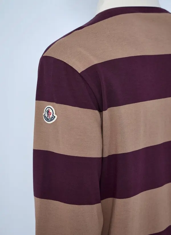 Moncler Striped Rugby Shirt