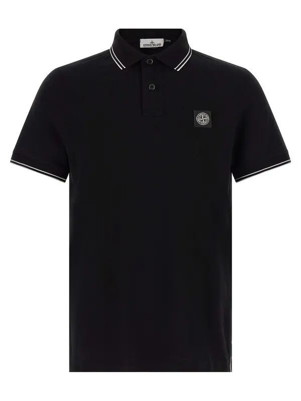 Stone Island 2200010' Polo Shirt - Black