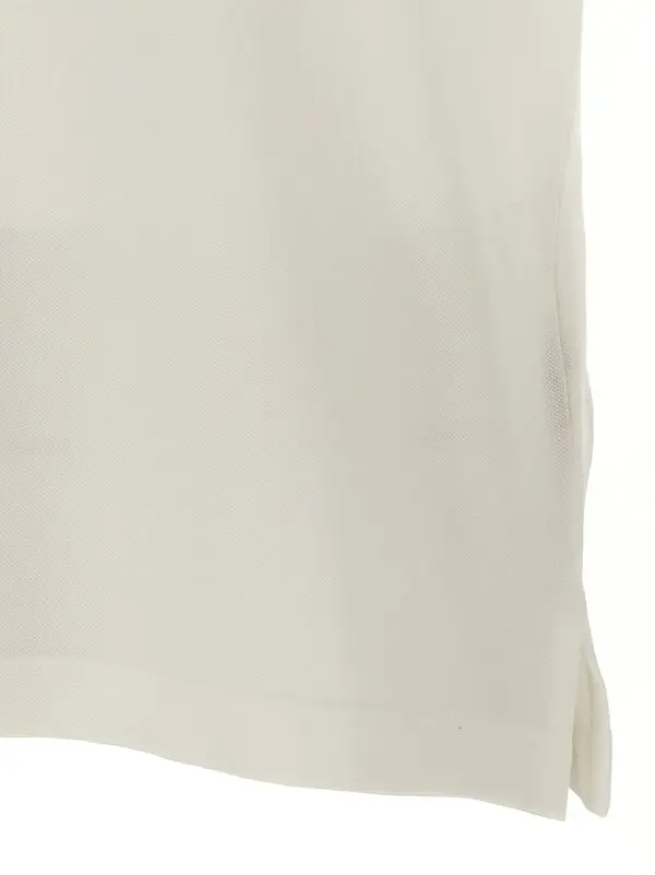 Fendi Ff Metallic Logo Polo Shirt