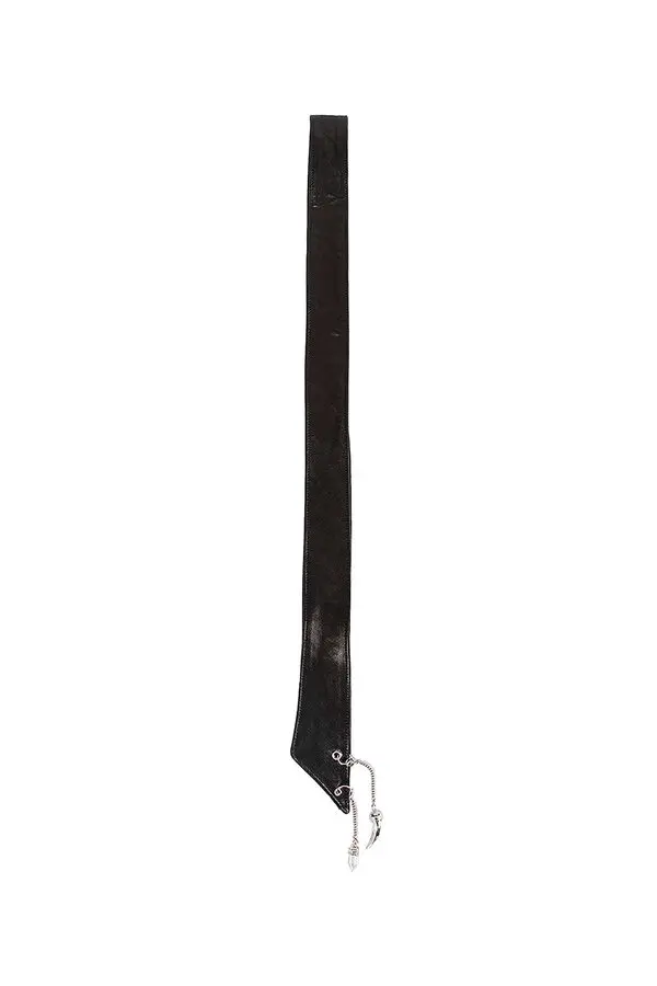 ANN DEMEULEMEESTER Resi Tie With Charms - Black