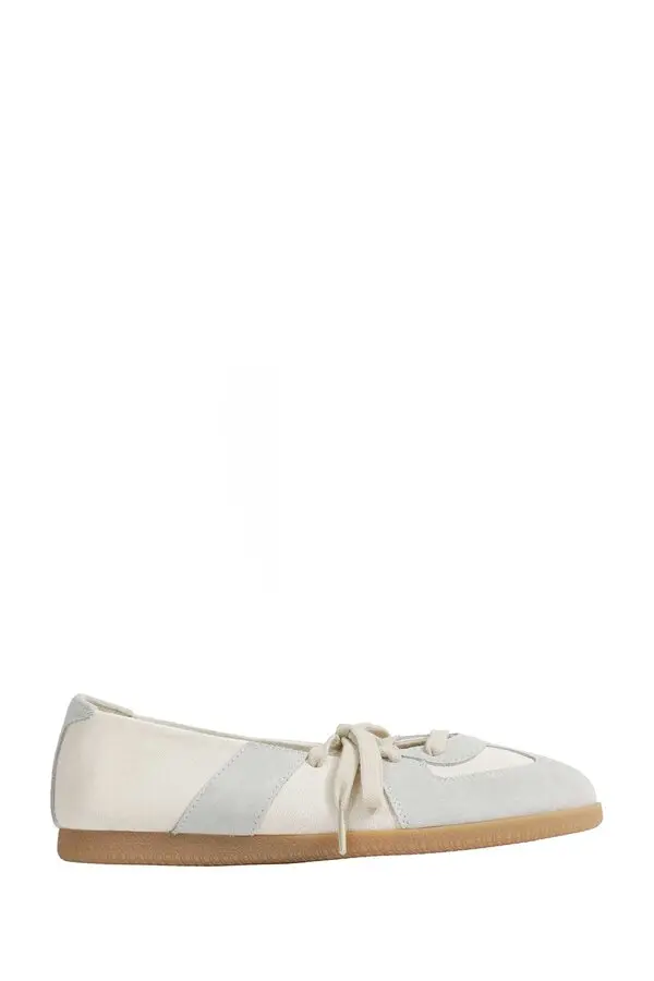 MAISON MARGIELA Replica Soft Laced Ballet Flats - Off-white