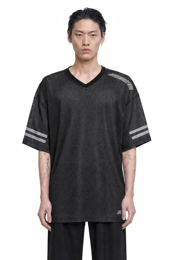 WHOMADEWHO X Over Bunny Football Tee - Grey