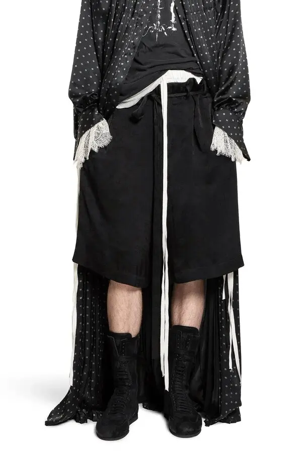 ANN DEMEULEMEESTER Pedro Lounge Shorts - Black