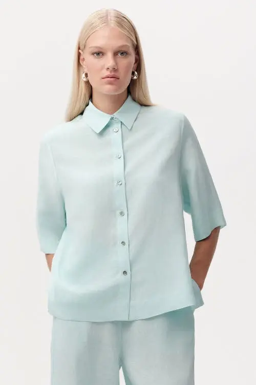 EXQUISE Calve Half Sleeve Shirt