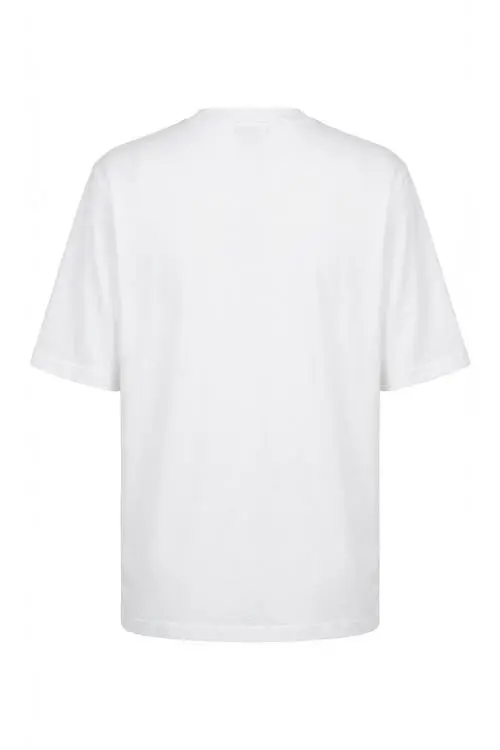 EXQUISE Limaara Short Sleeve Embroidered Cotton T