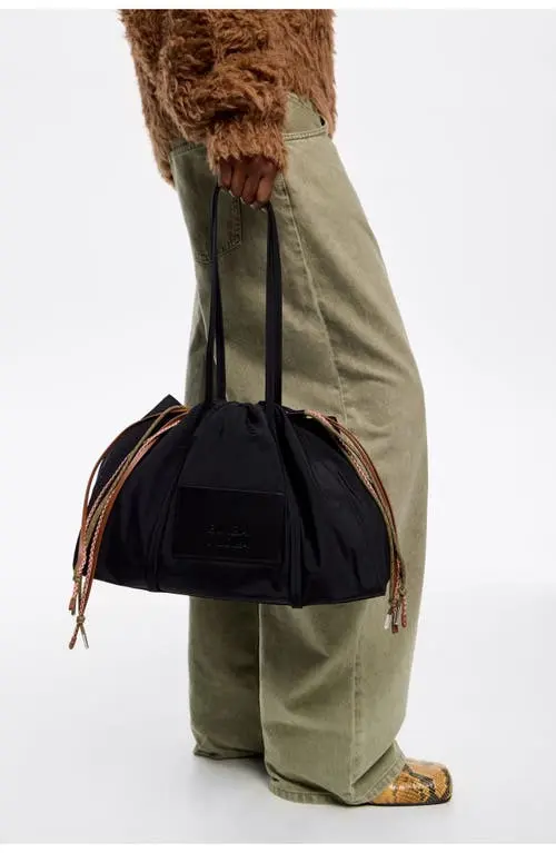 Bimba Y Lola Large Nylon Shoulder Bag