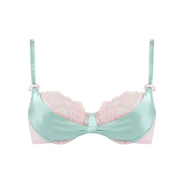 SCARLETT GASQUE Misses Macaron Bra Teal - Blue