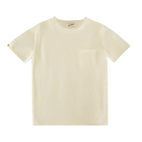 &SONS TRADING CO Bianco Knitted T-shirt Raw - White