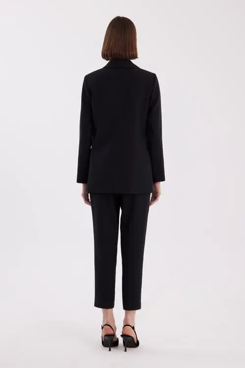 GIZIA Jacket And Carrot-leg Pants Set