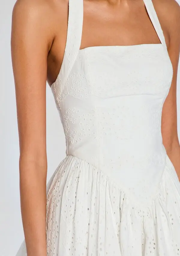 Hemant & Nandita Hina Corseted Mini Dress