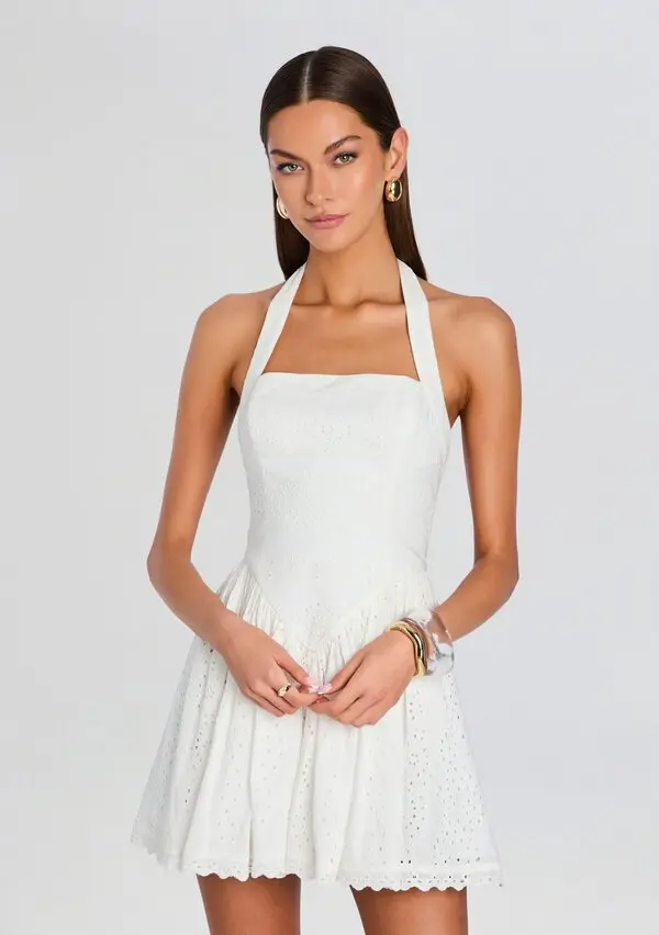 Hemant & Nandita Hina Corseted Mini Dress