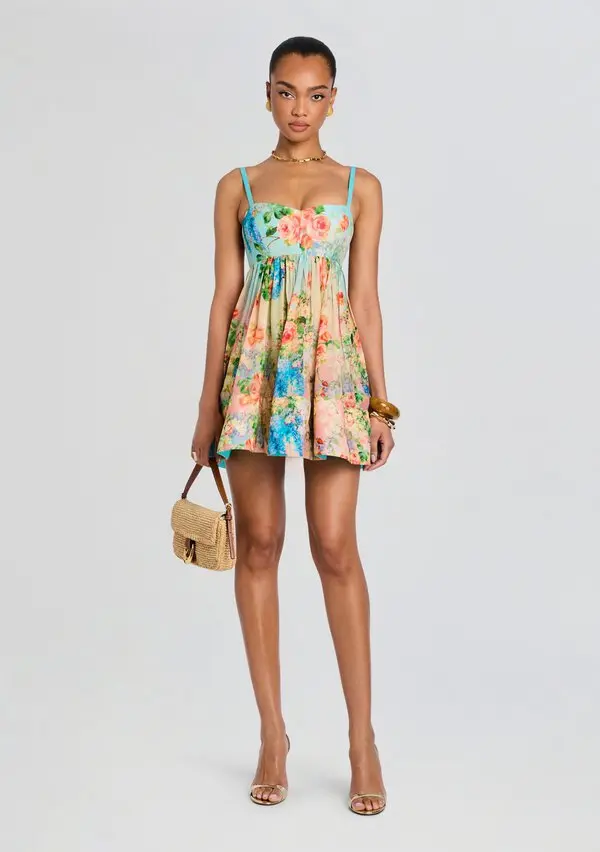 Hemant & Nandita Aiba Short Dress - Multi