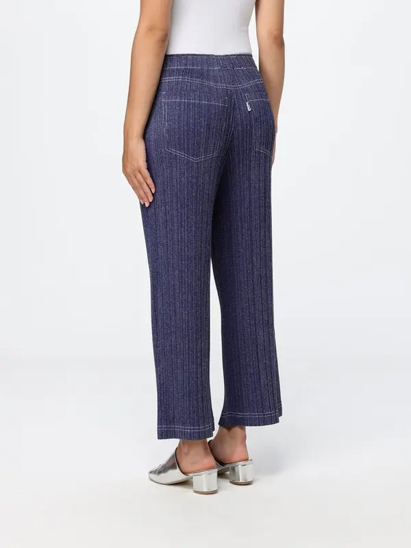 Issey Miyake Cropped Flared Trousers